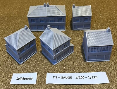TT Gauge 1/120 Model Train Railway Layout Buildings Scenery Shop ...