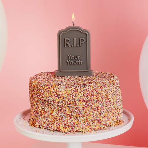 candle birthday cake retirement rip youth gravestone funny 30th 40th ...
