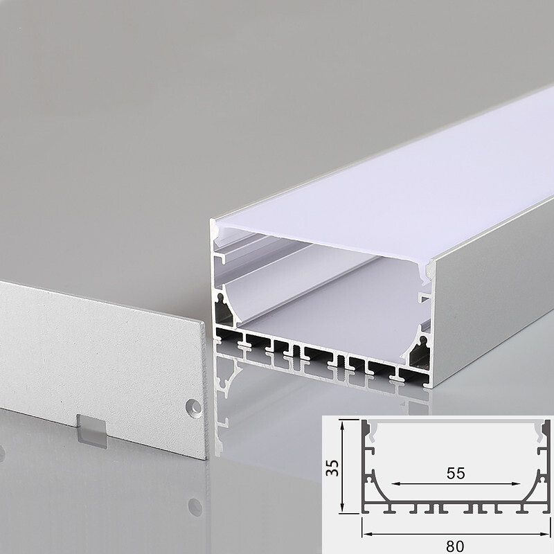 10pcs LED Strip Light Channel 2M each Aluminum Profile Channel Holder U ...