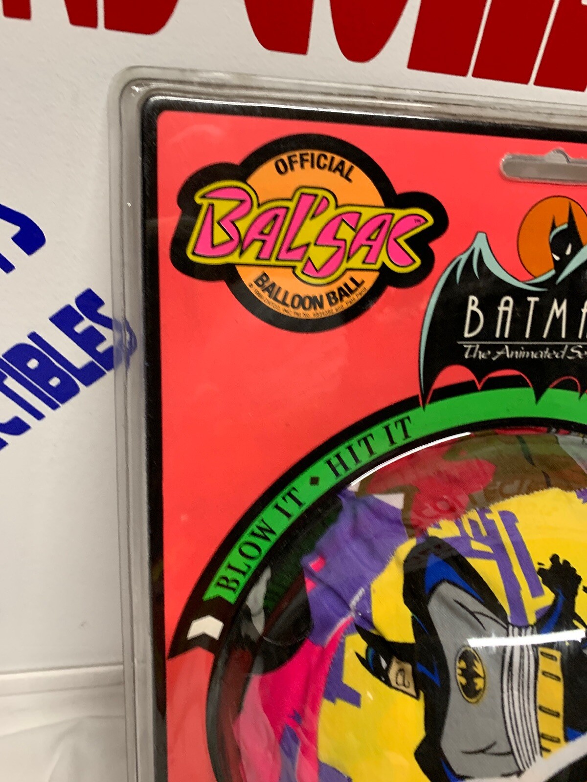 Vintage 1991 Official Balzac Batman The Animated Series Balloon Ball ...