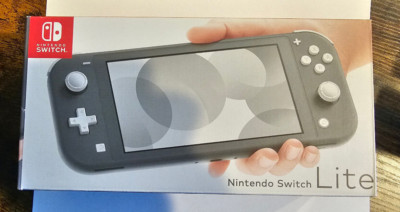 Nintendo Switch Lite Handheld - Grey - BRAND NEW - Includes 128GB Micro ...