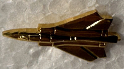 Jet Fighter Lapel Pin Gold Tone | eBay