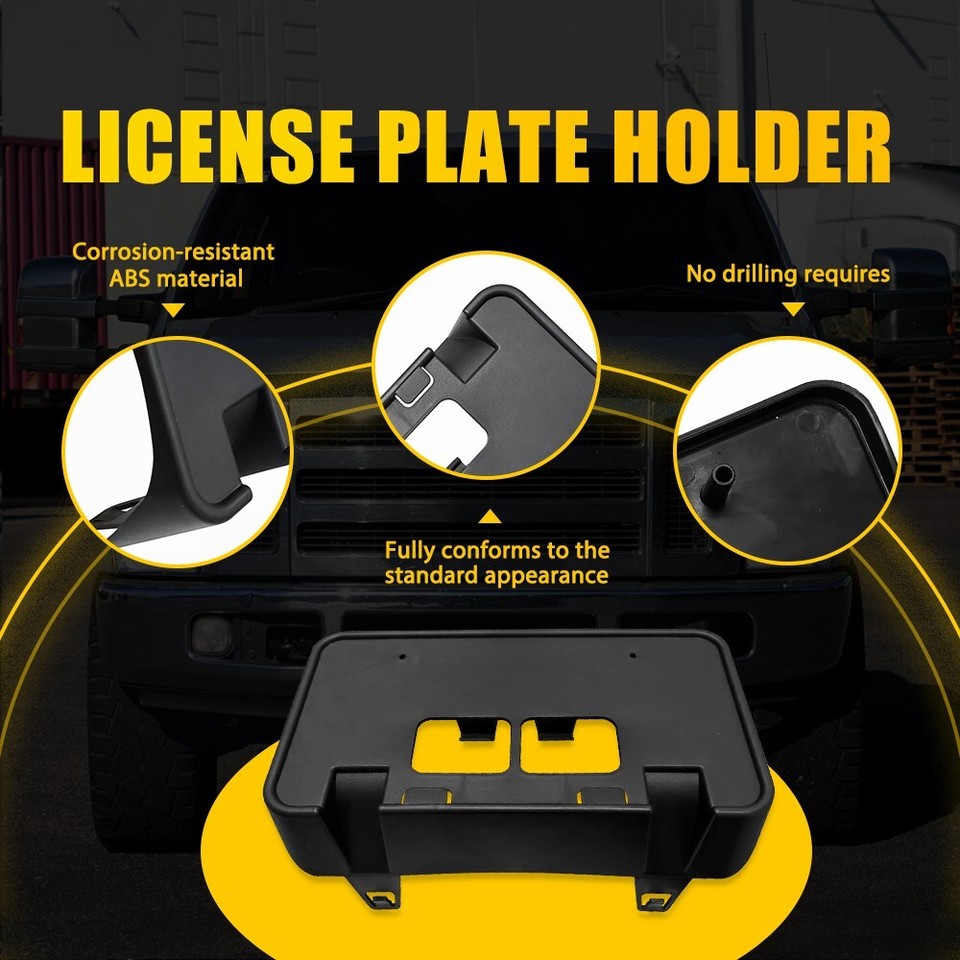 For 2008-10 Ford F250-F550 Super Duty Front License Plate Bracket 8C3Z ...