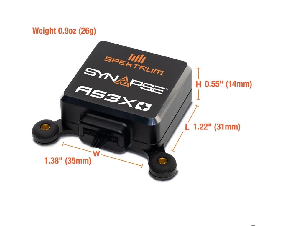 Spektrum RC Synapse AS3X+ & SAFE Stabilization Module (Large Scale ...