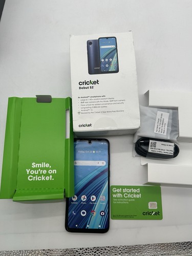 Cricket Wireless Debut S2 6.1" HD+ Display 8MP Camera 32GB Storage | eBay