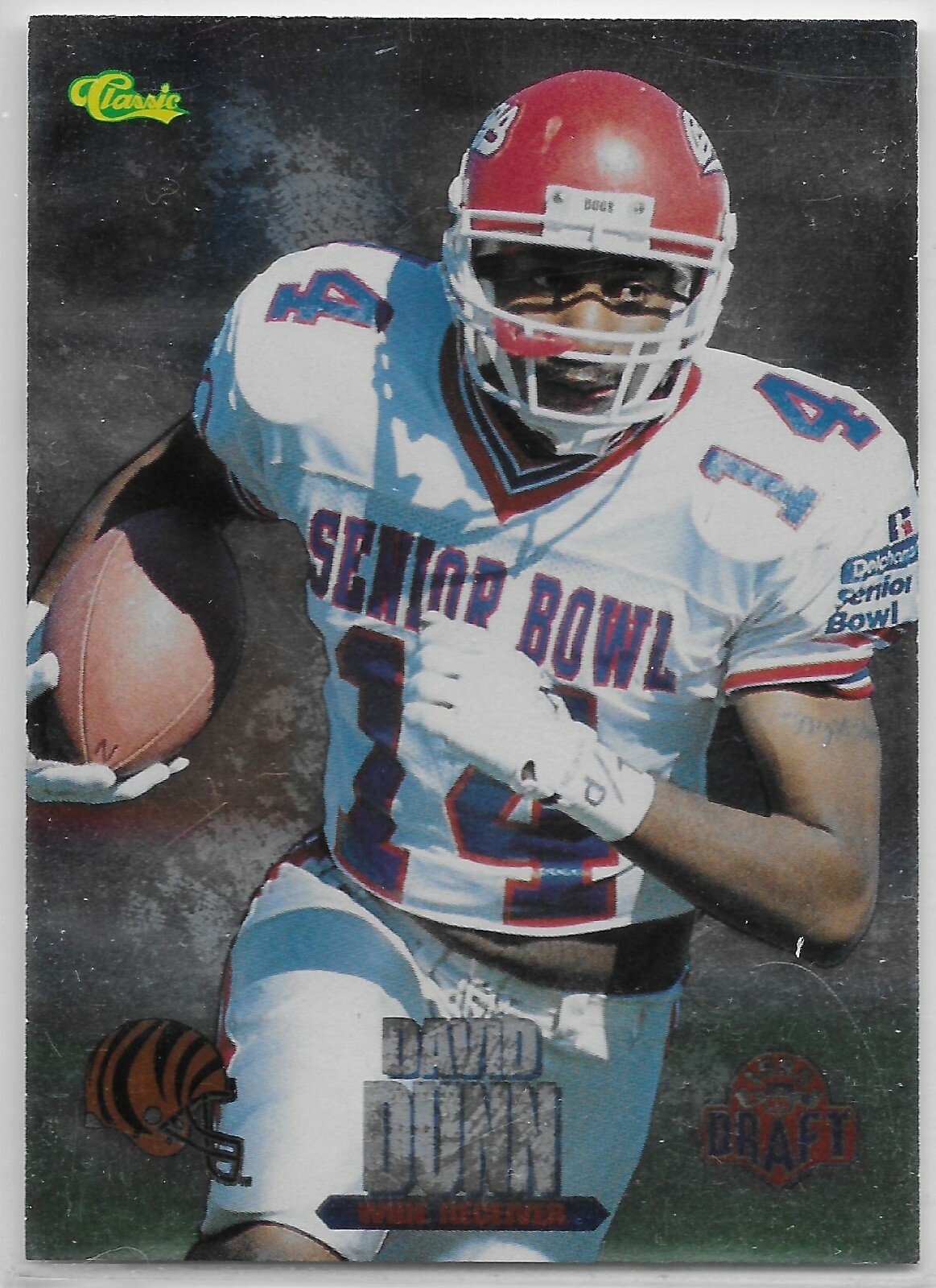 1995 Classic NFL Rookies Silver #80 David Dunn RC Cincinnati Bengals ...