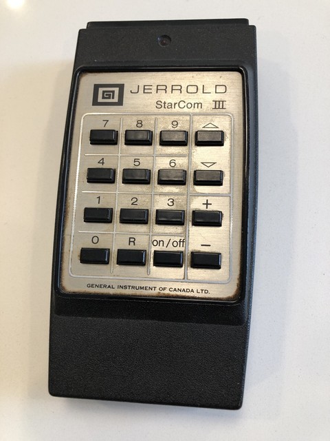 Vintage 1980 Jerrold Starcom III Remote Control Texas Instruments Cable ...