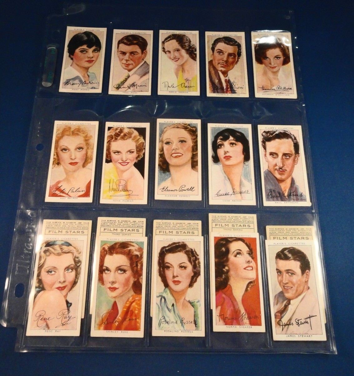 Huge Birthday Card From Group Vintage Old Hollywood Movie Stars
