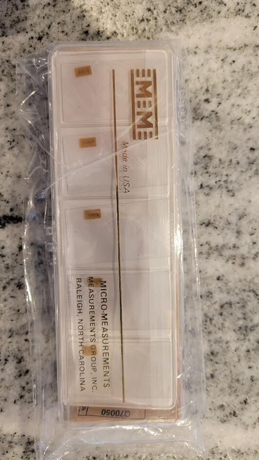 Vishay Micro Measurements Precision Strain Gage ED-DY-050AH-350, 5 Pack ...