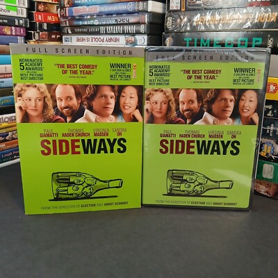 Sideways (DVD) Comedy, Full Screen, With Slipcover, BRAND NEW - SHIPS ...