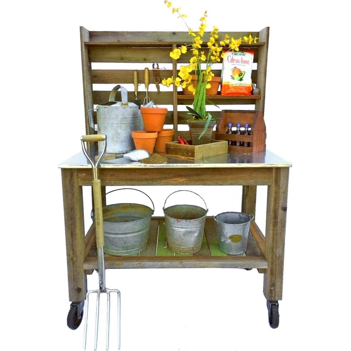 Harbor Freight Outside Potting Table Easy Greenhouse DIY – From A