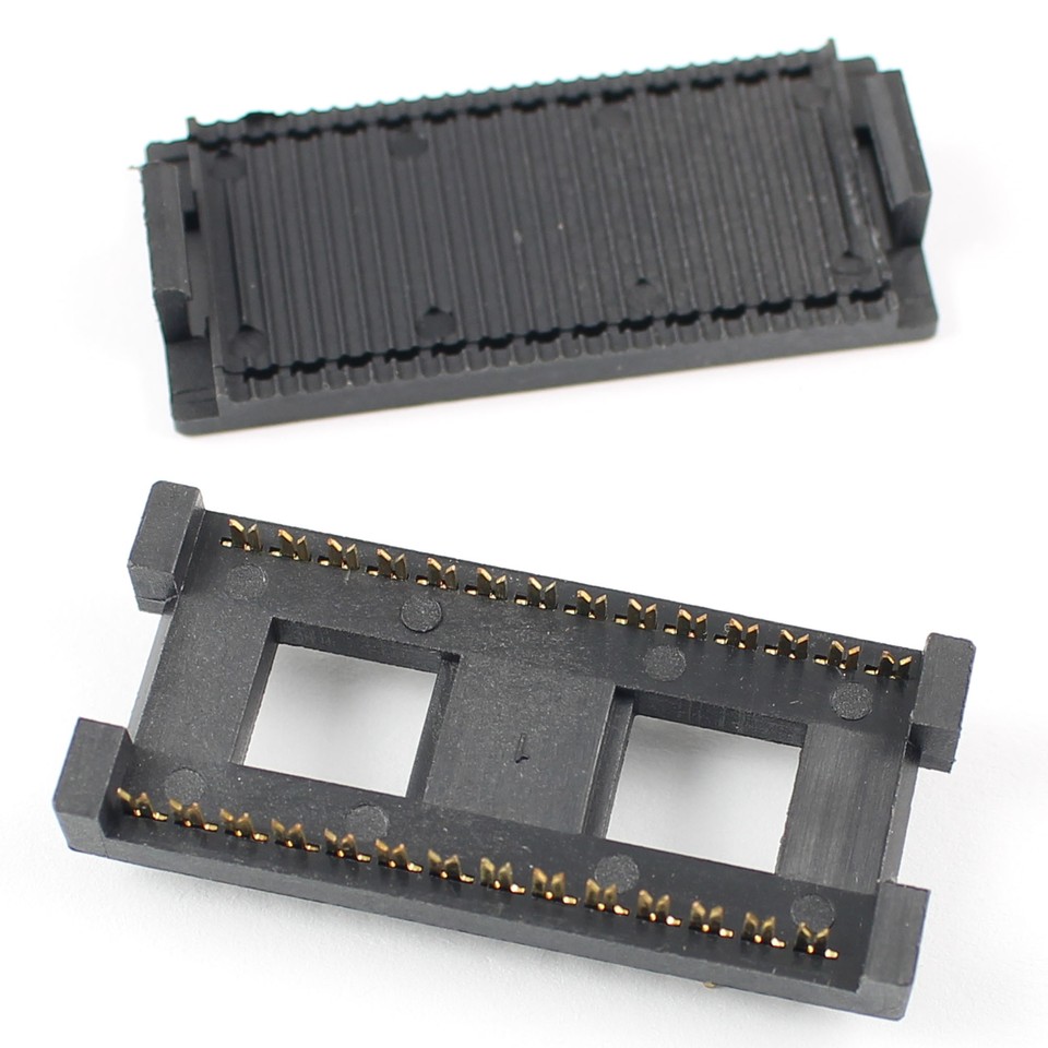 50Pcs 2.54mm 2x14 Pin 28 Pin Male IDC Ribbon Cable Transition Connector ...