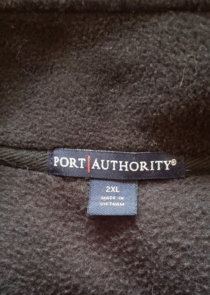 Port Authority Fleece Vest Mens Size 2XL PEPSI LOGO Zip Pockets EUC ...