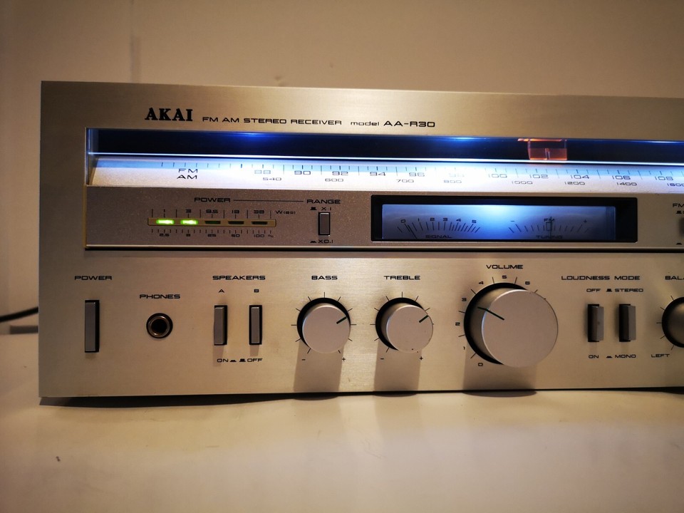 AKAI FM AM Stereo Receiver AA-R30 | eBay