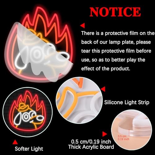 This Is Fine Dog Fire Funny Led Lamp Neon Sign Room Decor. Meme Cute ...