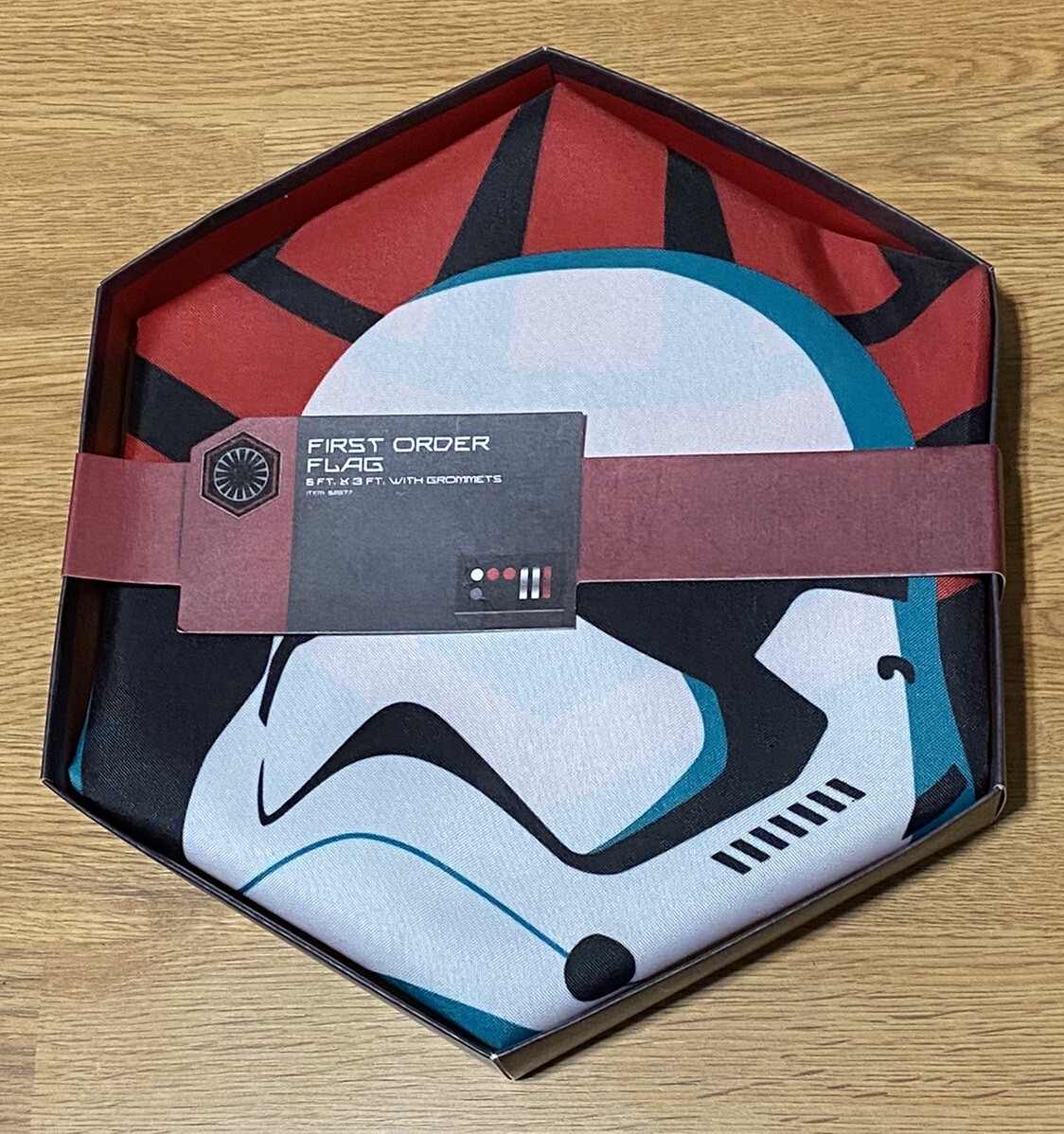 Disney Parks Star Wars Galaxy's Edge First Order Flag 5 Ft Stormtrooper ...