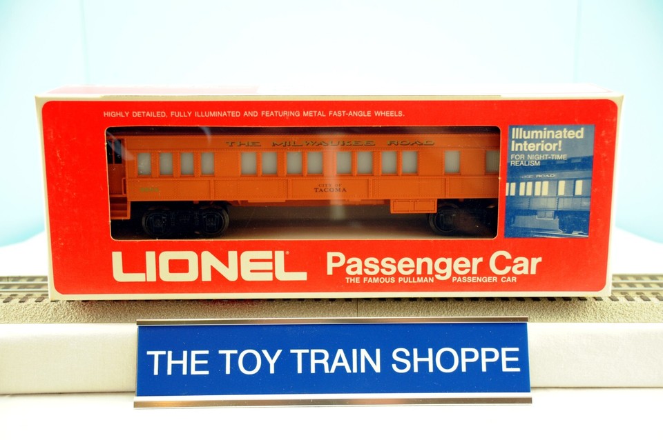 LIONEL 6-9504 MILWAUKEE ROAD CITY OF TACOMA LIGHTED PASS CAR. TESTED ...