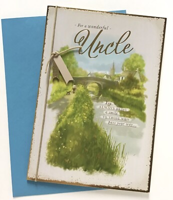 NEW UNCLE BIRTHDAY CARD “FOR A WONDERFUL UNCLE” (FREE POST) | eBay ...