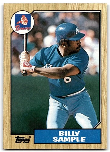 Billy Sample 1987 Topps Baseball Card #104 Atlanta Braves | eBay