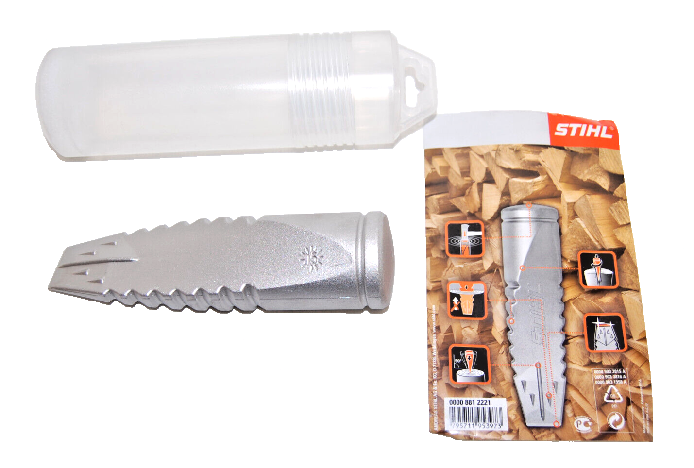 STIHL 0000-881-2221 OEM Twisted Splitting Wedge for sale online | eBay
