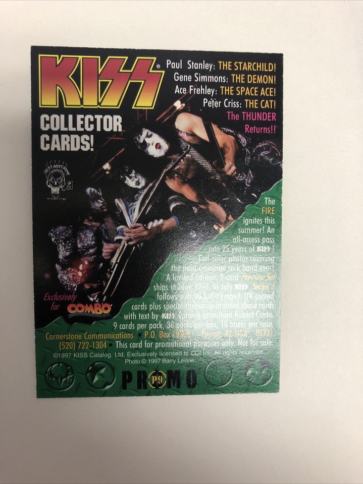 KISS Promo Card (1997) Cornerstone P9 Spirit of '76 MINT Condition ! | eBay