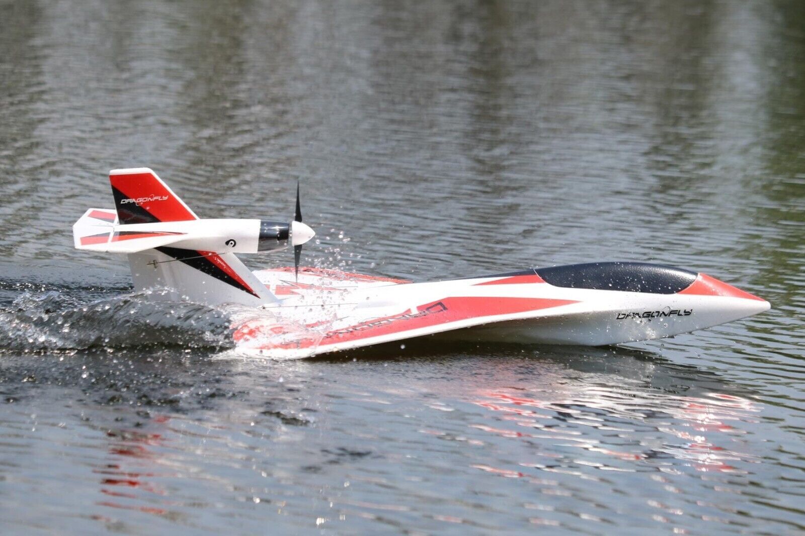 RC Airplane Aircraft Skynetic Dragonfly Seaplane V2 700mm 27.5 ...