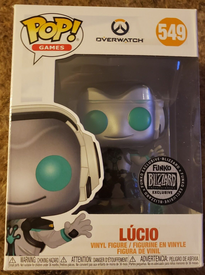 Funko Pop! #549 Lucio (Blizzard Games Exclusive / Vaulted) - in ...