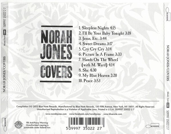 NORAH JONES Covers Cd *SEALED* | eBay