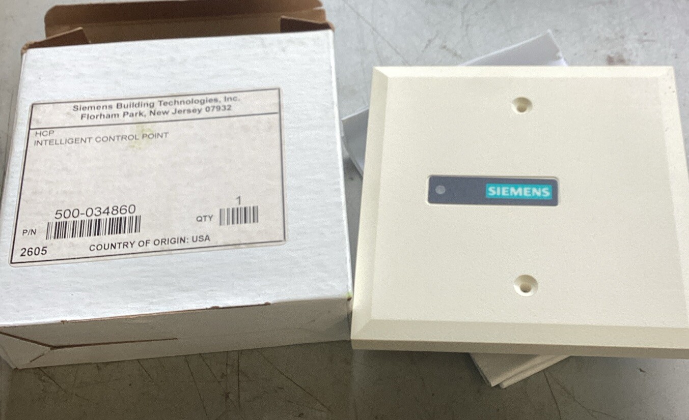 SIEMENS HCP FIRE ALARM INTELLIGENT CONTROL POINT 500-034860 | eBay