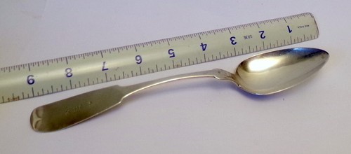 Antique N MATSON Signed Pure Coin SILVER SPOON Grapefruit Serving | eBay