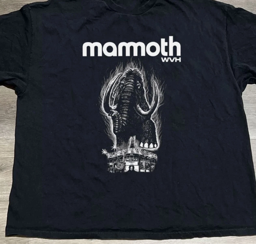 Vtg Mammoth WVH Band Collection Heavy Cotton Black All Size Shirt CS493 ...