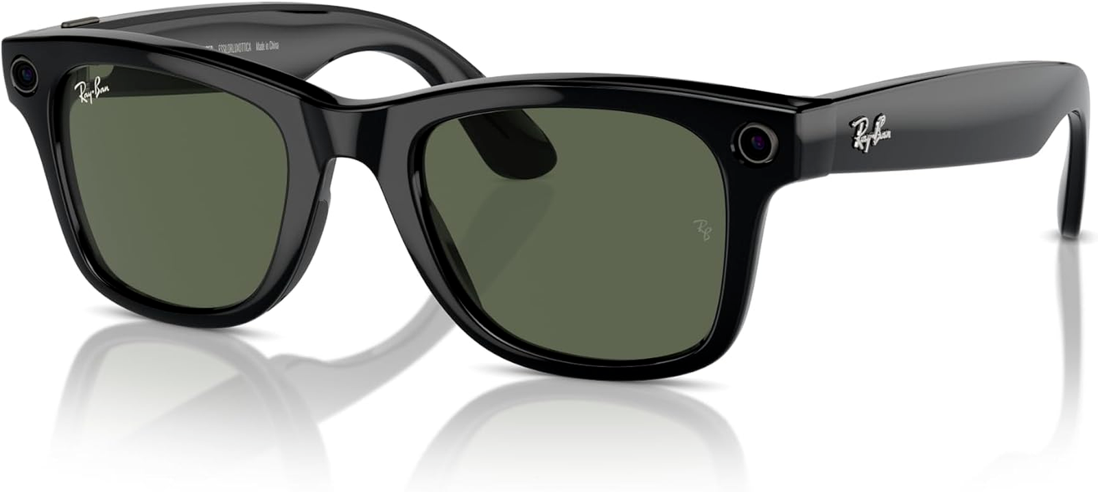 NEWEST Ray Ban Meta Wayfarer RW 4006 Smart Glasses Shiny Black, G15 ...