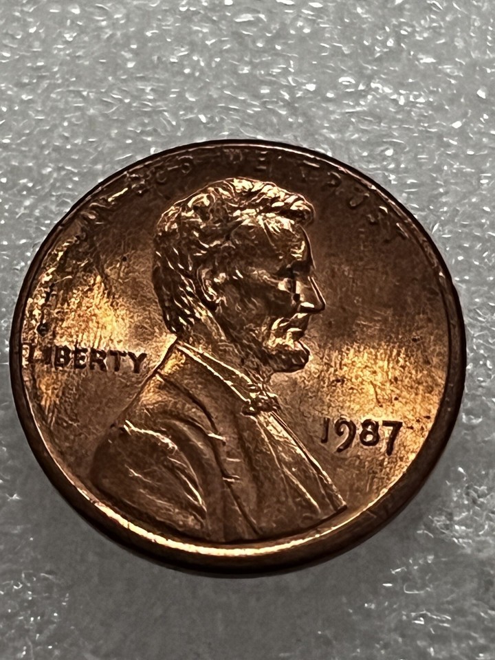 1987 Lincoln ‘Error’ Penny Rare IIBERTY (Liberty) Die Gouge Eye | eBay