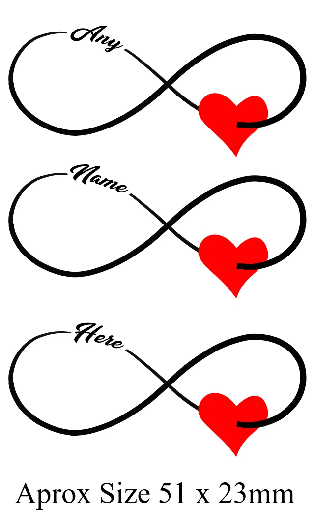 Infinite Love Tattoo With Names