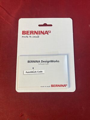 Bernina DesignWorks Software Suite PaintWork Code - Sealed! | eBay