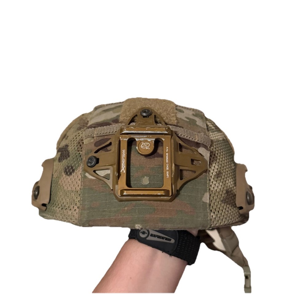 GALVION Viper A3 High Cut Ballistic Helmet W/MC Cover & Wilcox 3 Hole ...