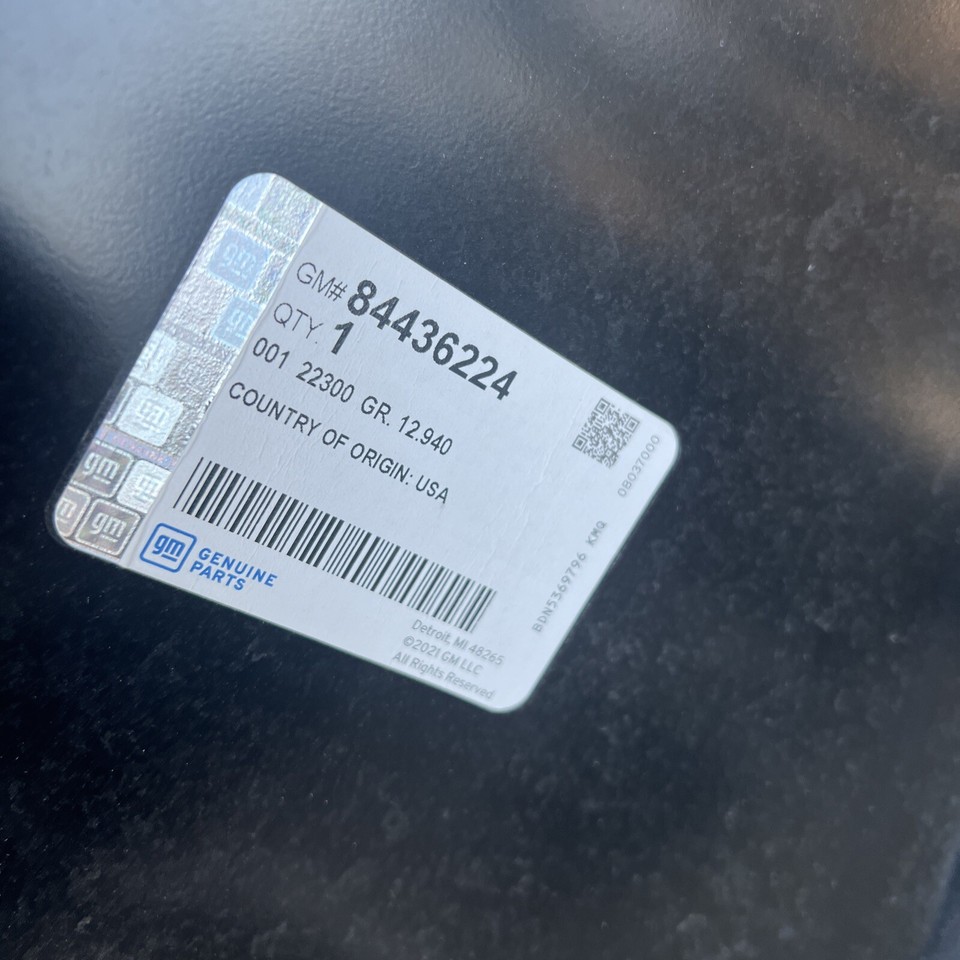 Chevrolet Camaro 2016-2022 Passenger Side Body Side Quarter Panel ...