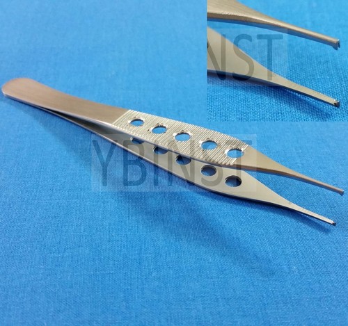 3 PCS ADSON MICRO TISSUE PLASTIC SURGERY FORCEPS 1X2 TEETH W ...