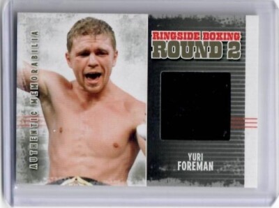 2011 Ringside Round Two Yuri Foreman Fight-Worn Trunks Card /10 Gold ...