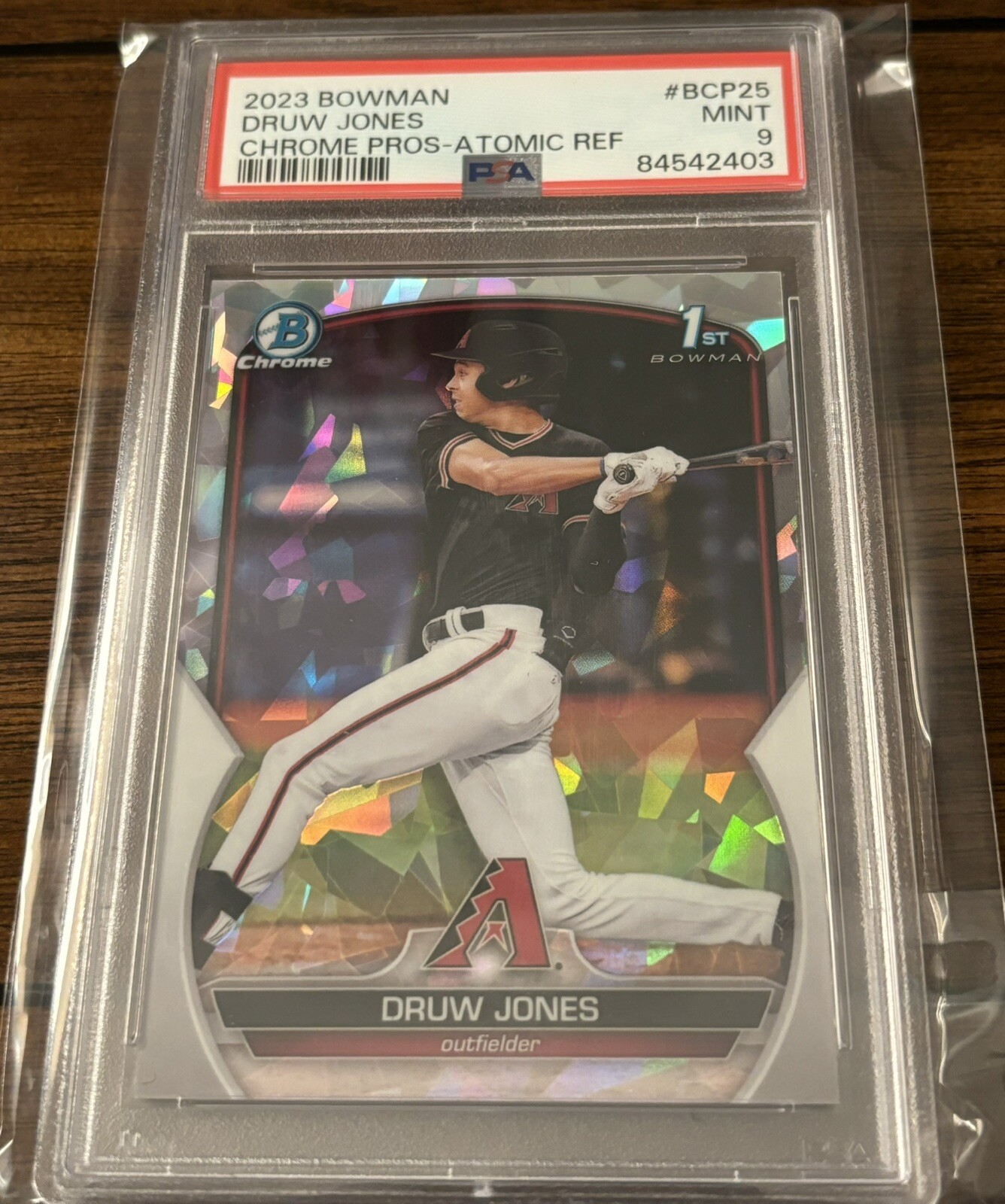 2023 Bowman - Chrome Prospects Atomic Refractor #BCP-25 Druw Jones (RC ...