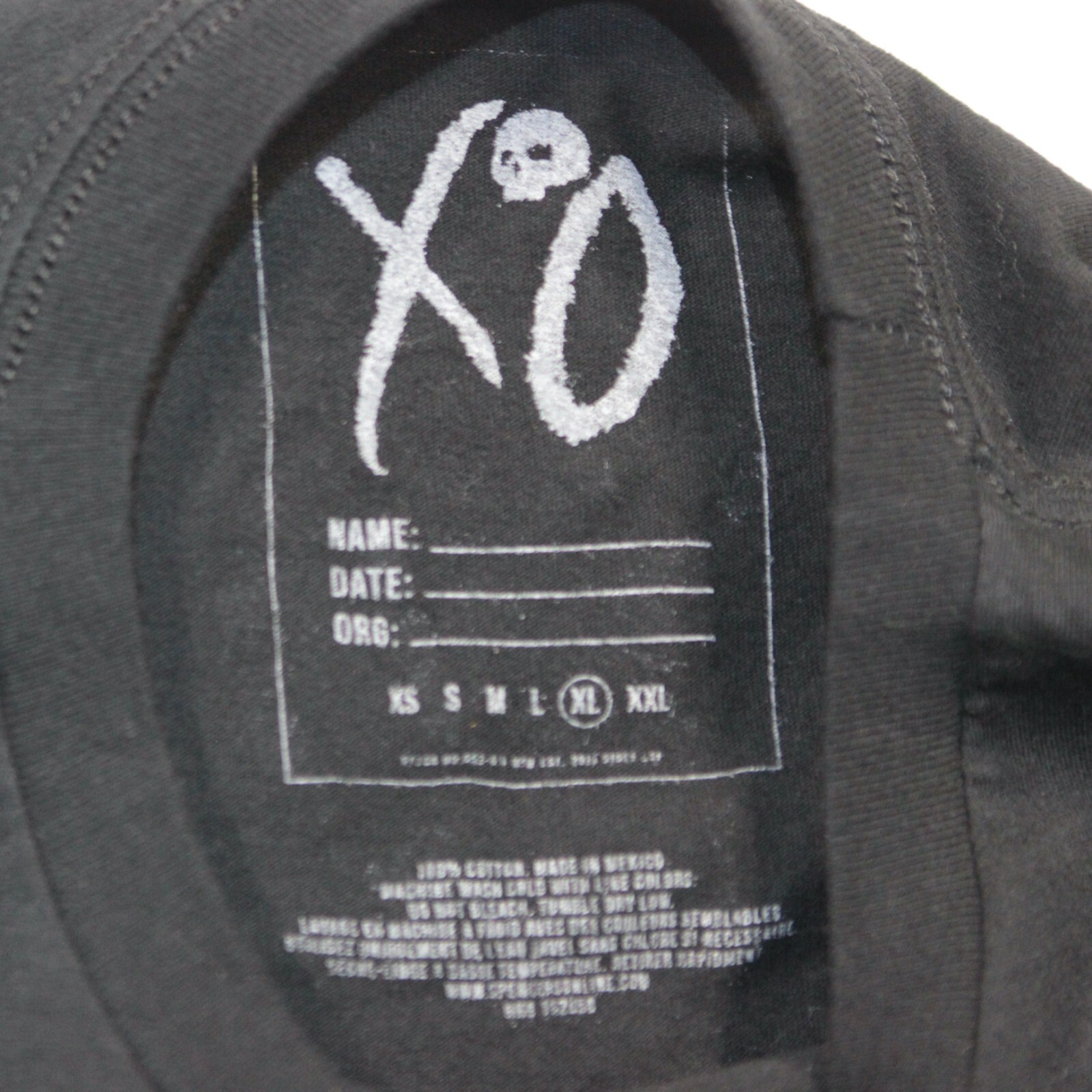 XO The Weeknd After Hours Frog X-ray Band Tee Concert… - Gem