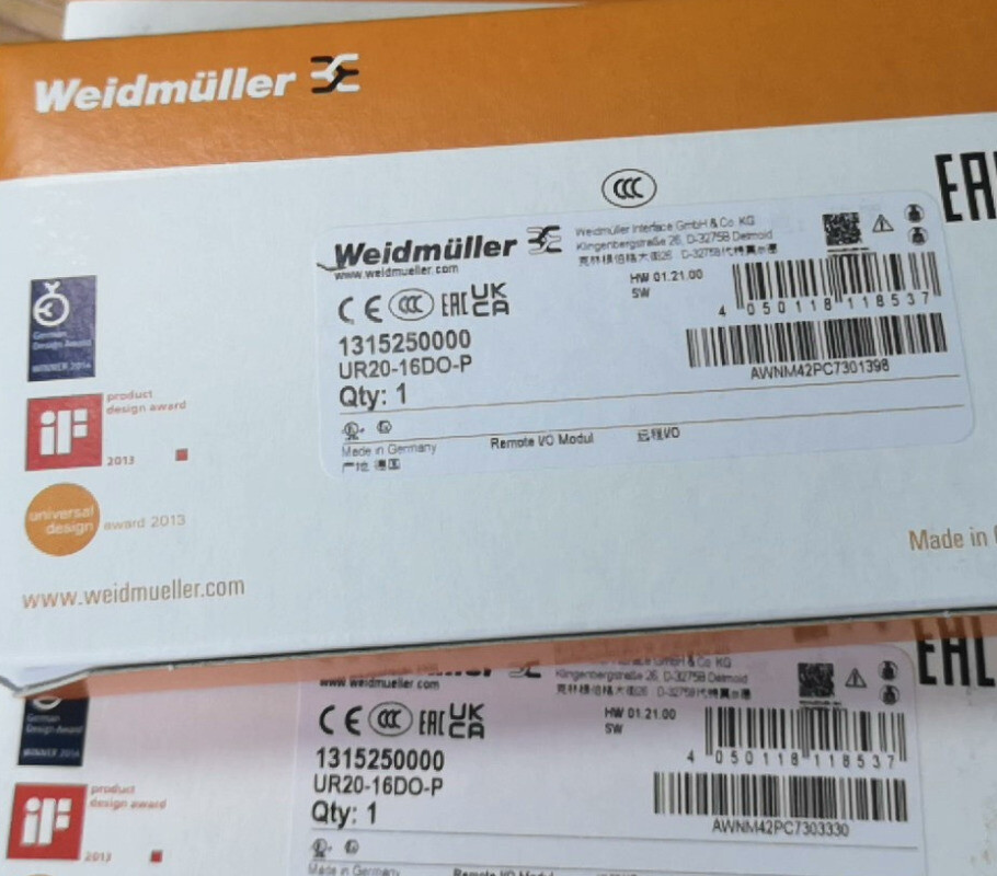 1pcs Weidmuller 1315250000 Module UR20-16DO-P | eBay
