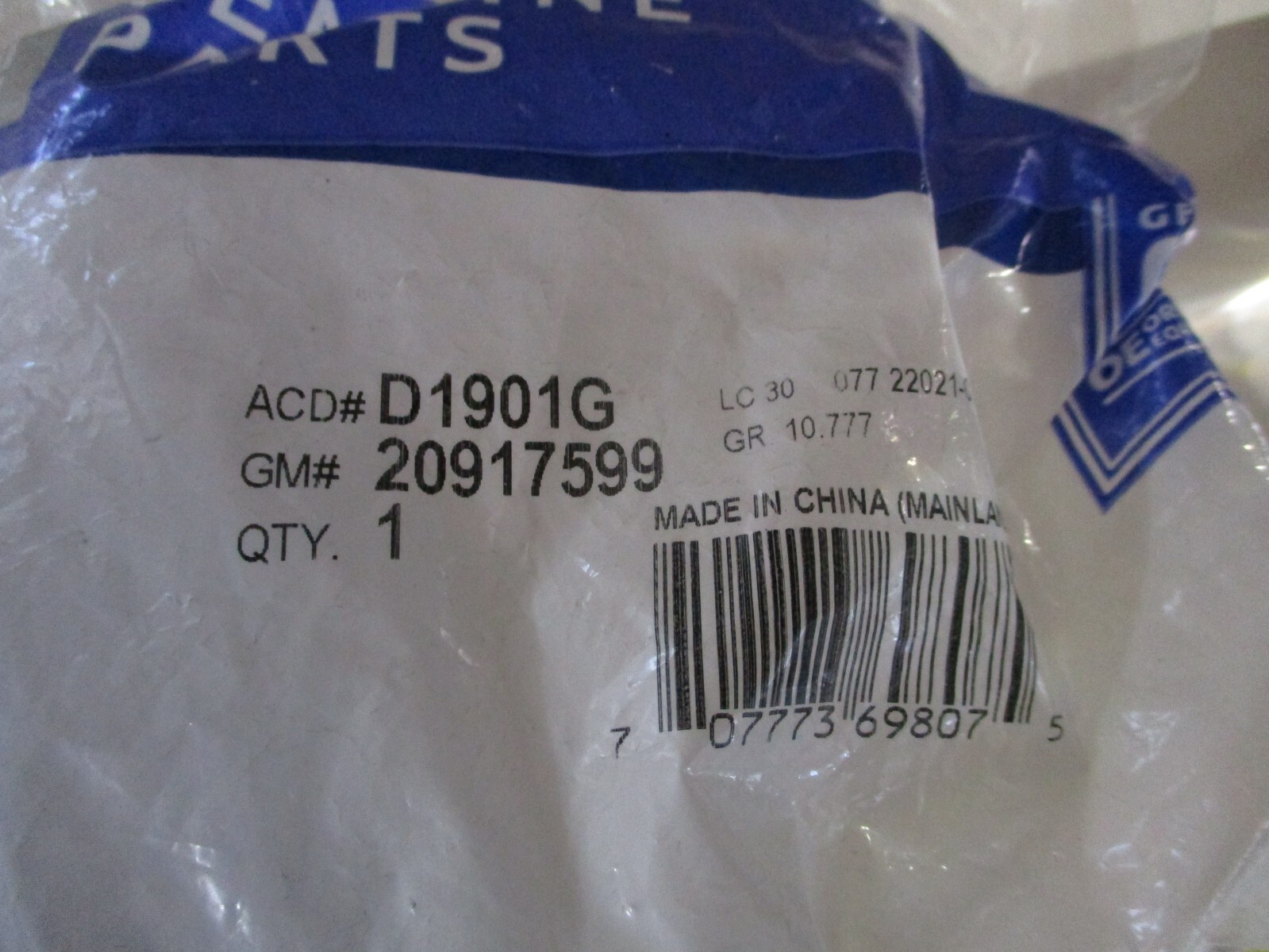 GM 2010-2017 Chevrolet Equinox Driver Door Window Switch Part# 20917599 ...