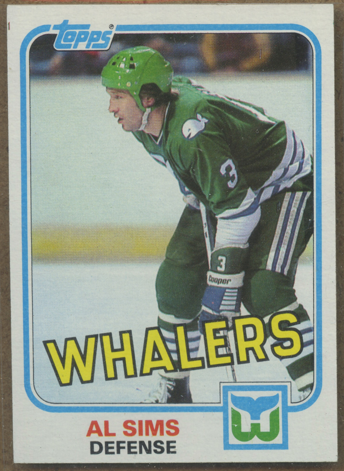 1981-82 Topps #85 Al Sims Hartford Whalers | eBay