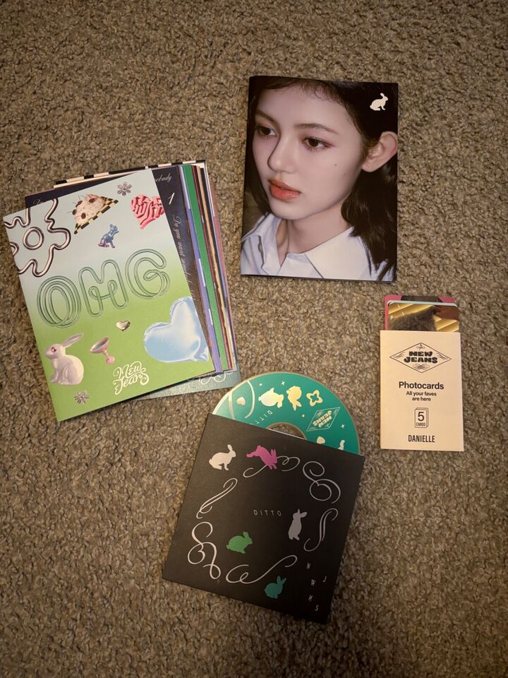 New jeans OMG album, CD, photocards, postcards- Danielle version | eBay