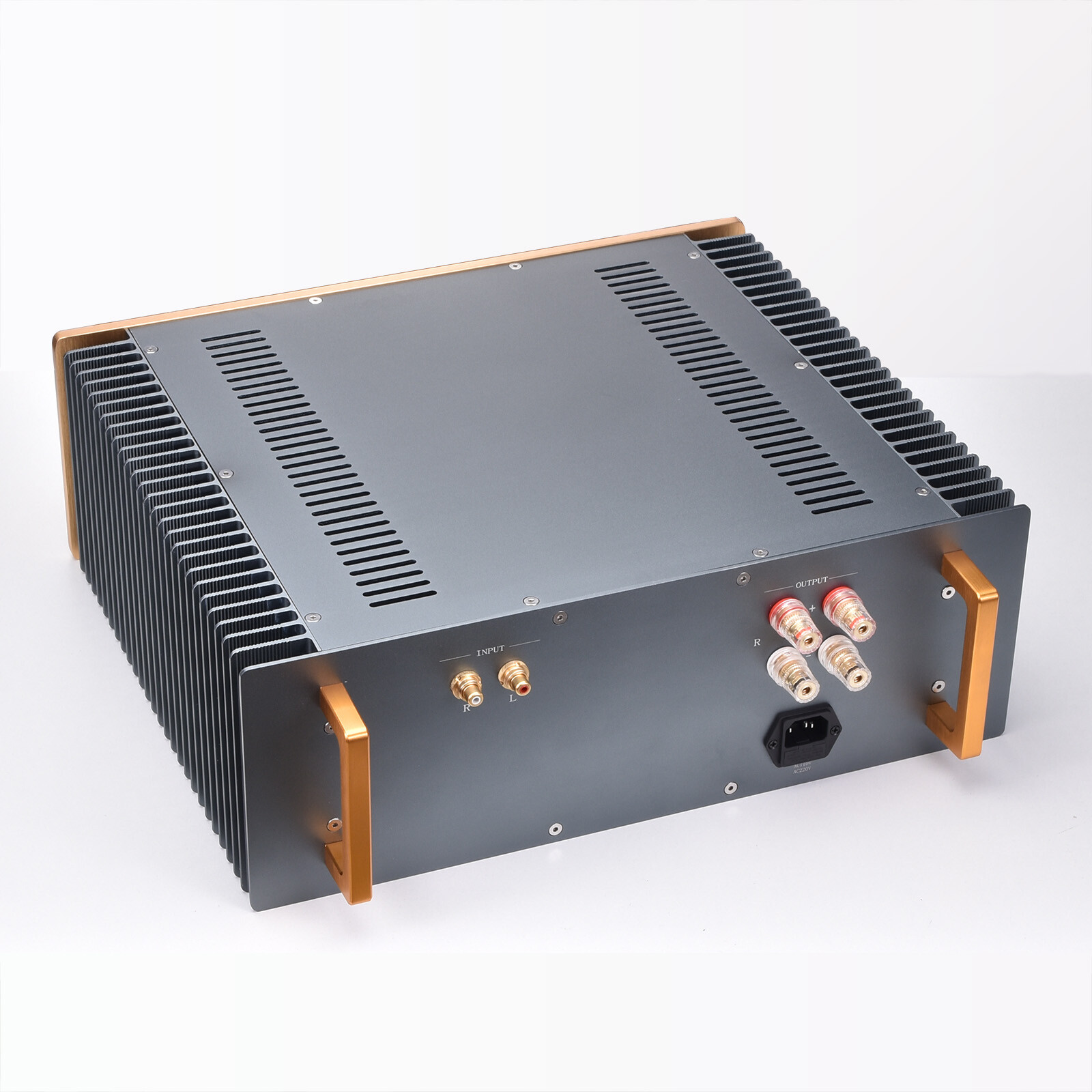 New Power Amplifier Case VU Metre Chassis DIY HiFi Project Case W430 ...