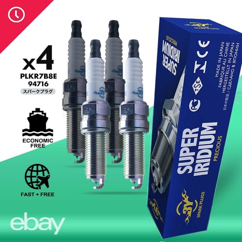 4PC Genuine Super Iridium Spark Plugs PLKR7B8E 94716 Mercedes Benz W212 ...
