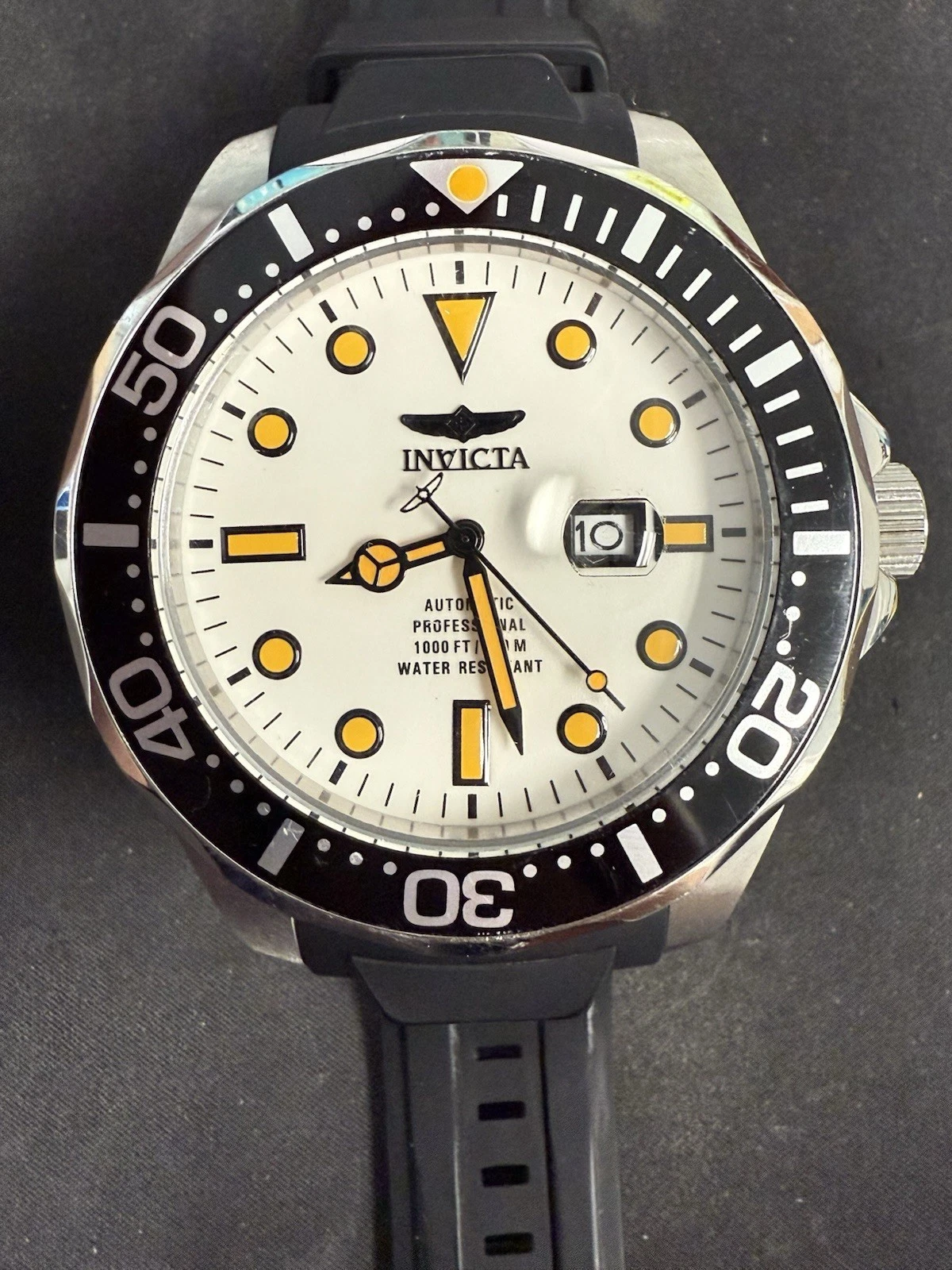 Invicta #33600 Grand Diver Pro Diver Automatic 60mm Dial W/R 300 ...