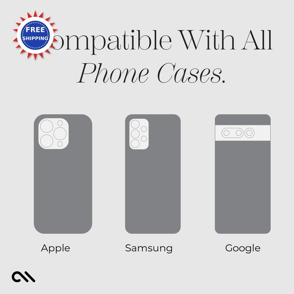 Case Mate Adhesive Suction Cup Phone Mount Sticky Phone Grip Strong 3M ...