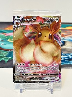 SEALED Eevee VMAX SWSH087 Black Star Promo Full Art Holo Pokémon TCG ...